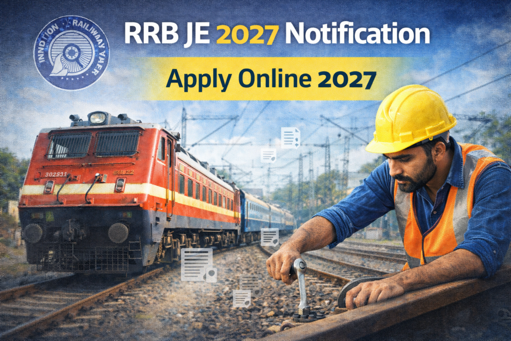 RRB JE 2027 Notification Apply Online